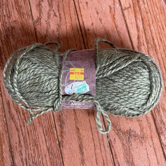 Yarn Bee | Office | Skein Yarn Bee Andes Alpaca Color Moss 12 Yds ...